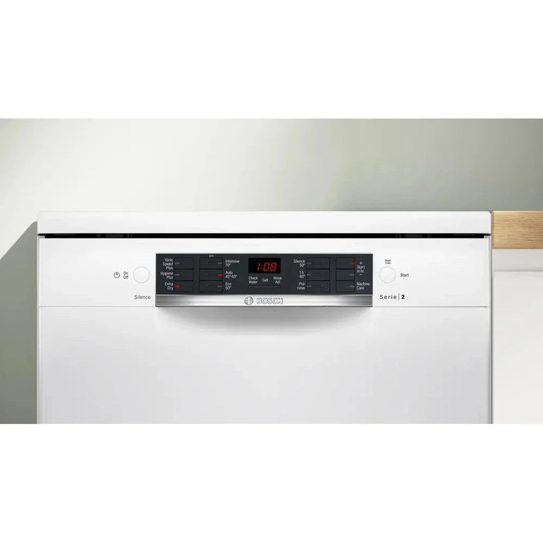 Bosch Series 2 Free-Standing Dishwasher 60cm - White | SMS26AW08G ...