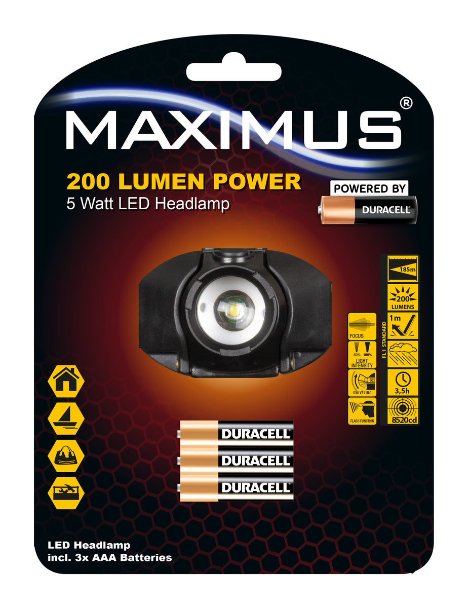 Maximus LED Headlamp 5W 200lm – Ronayne Hire & Hardware